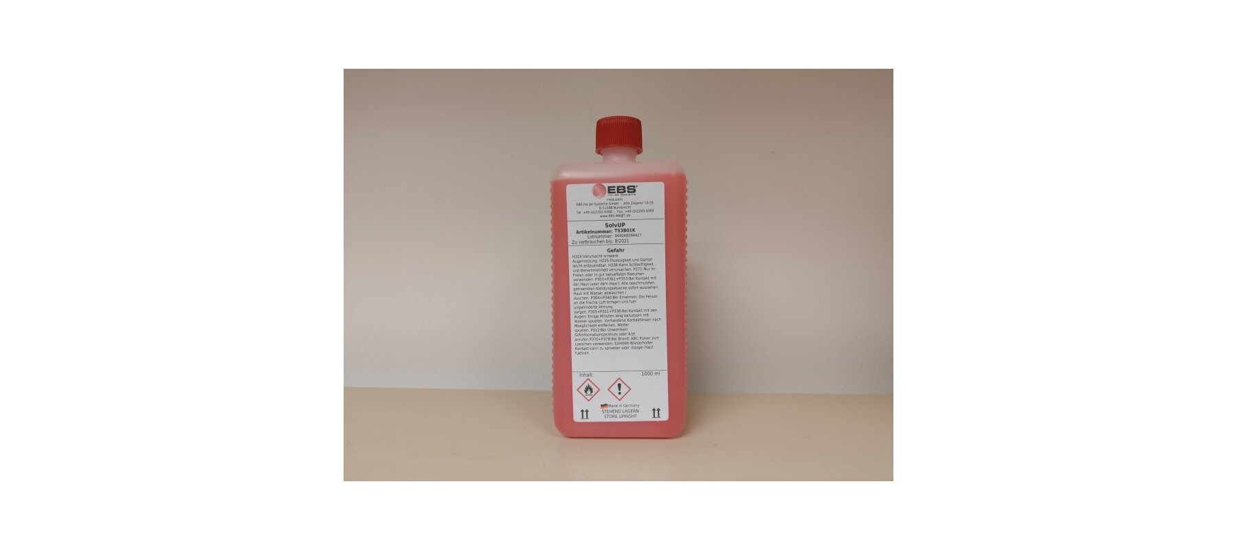 TS3B01K SolvUp Klar für EBS (MEK) für EBS 6100 6200 - MS-PrinTec Kenn ...